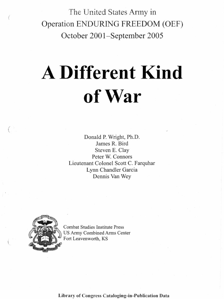 A Different Kind of War | PDF | Taliban | Afghan National Army