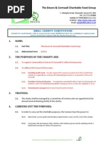 Sample Constitution For A Community Group | PDF | Committee | Government