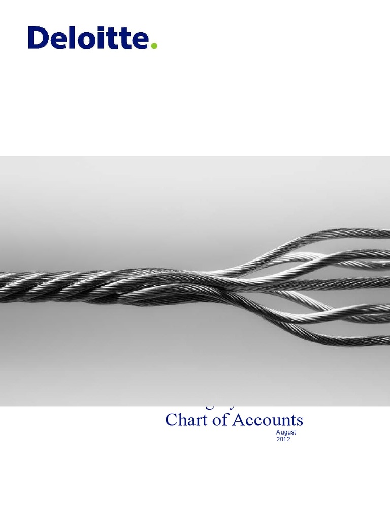 Deloitte Au Audit Chart Accounts 0812 | PDF | Chief Financial Officer ...