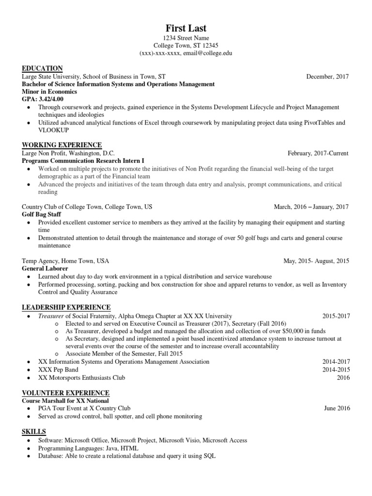 Resume Anonymous | PDF