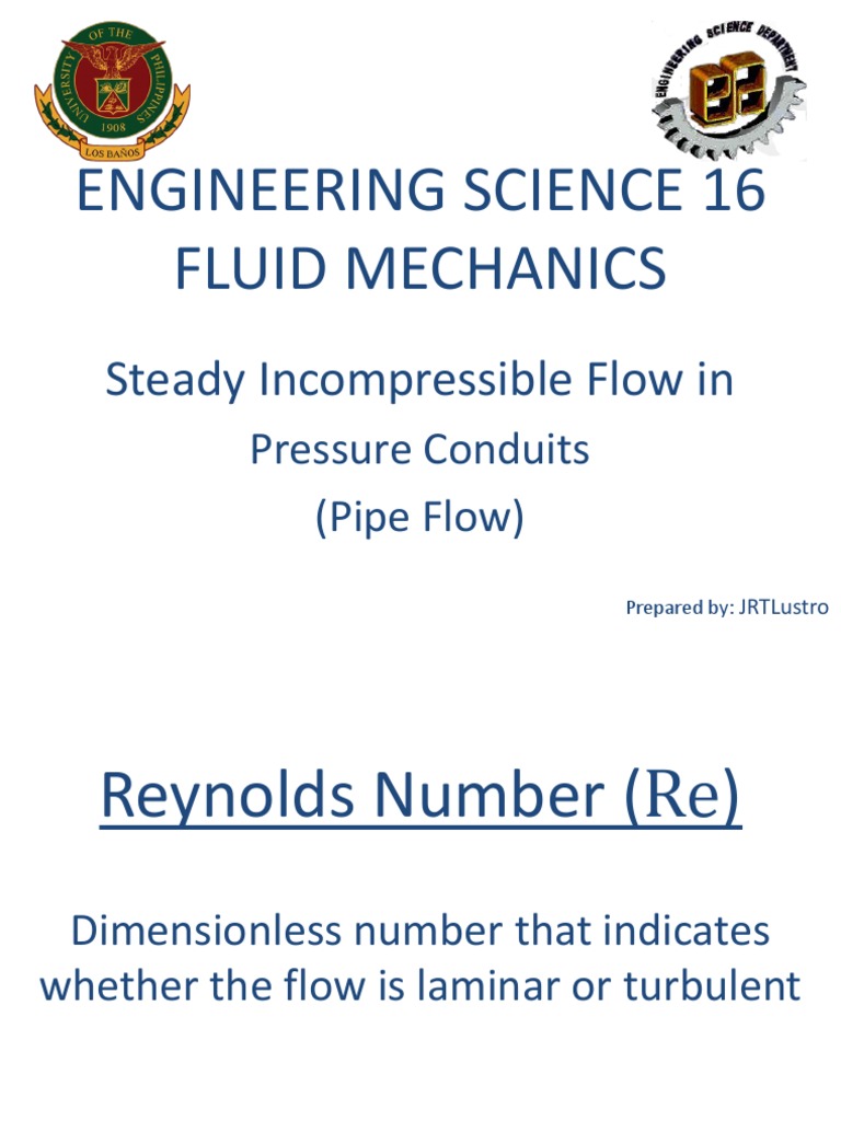 5.1 Pipe Flow | PDF | Fluid Dynamics | Reynolds Number