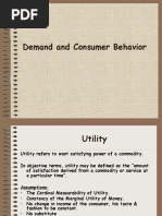 Utility Analysis of Demand | PDF | Utility | Marginal Utility