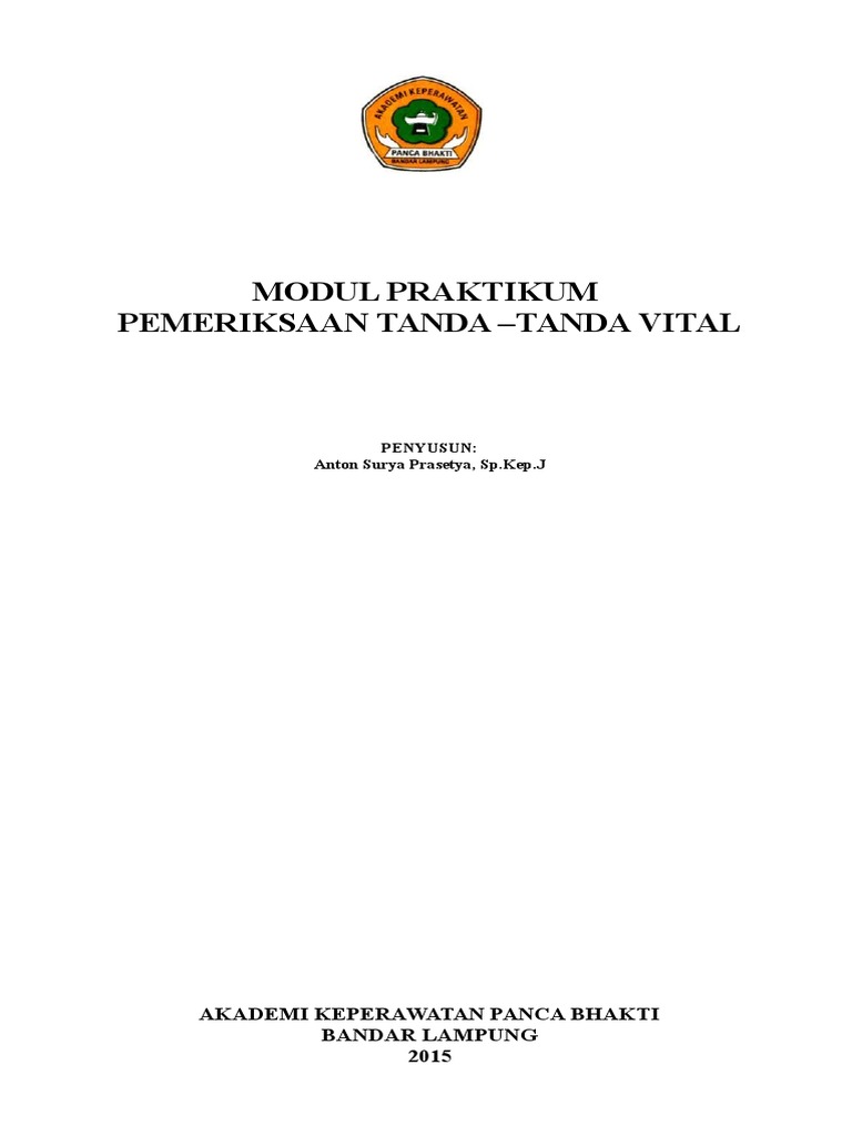 Modul Praktikum Pemeriksaan TTV | PDF | Kesehatan Holistik