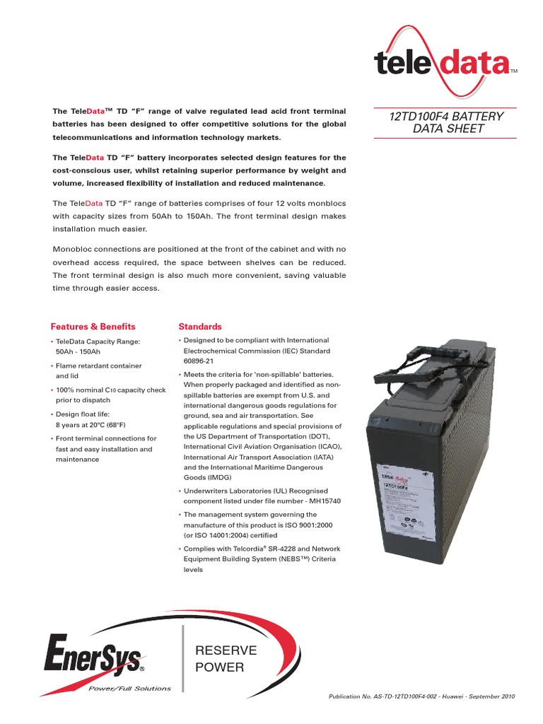 As TD 12TD100F4 002 | PDF | Volt | Electricity
