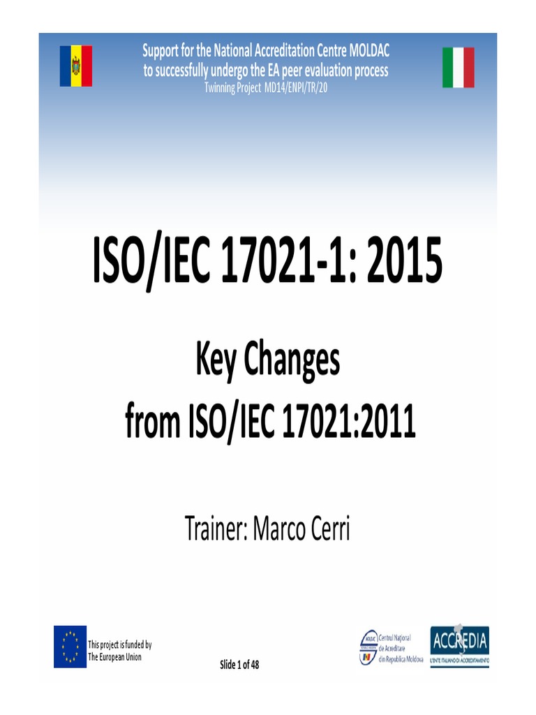 ISO/IEC 17021-1:2015 Key Updates | PDF | Audit | Certification