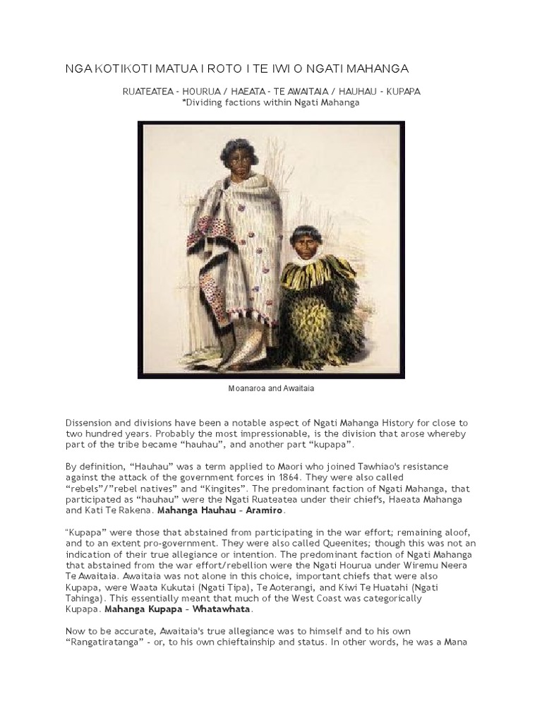Hauhau Kupapa | PDF | Māori | Religion And Belief