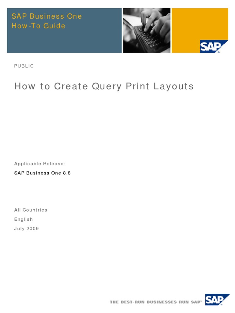 How To Create Query Print Layouts PDF | PDF | Page Layout | Tab (Gui)