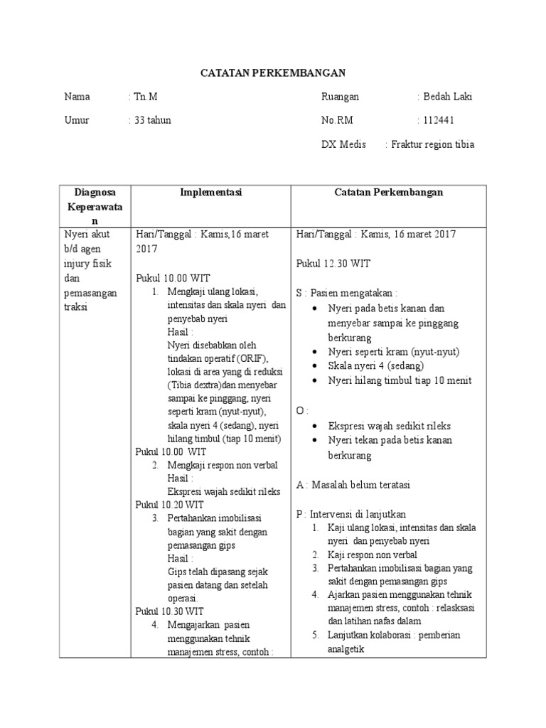 Catatan Perkembangan | PDF