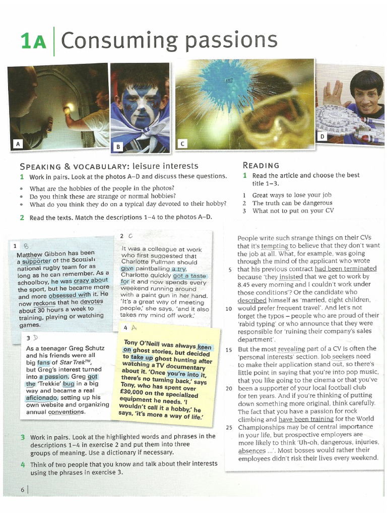 STRAIGHTFORWARD B2 Upper Intermediate Student S Book SE Unit1 Kolor | PDF
