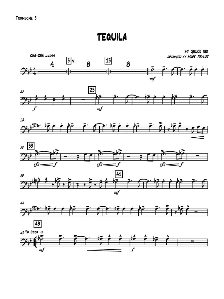 Tequila Trombone 3 PDF | PDF