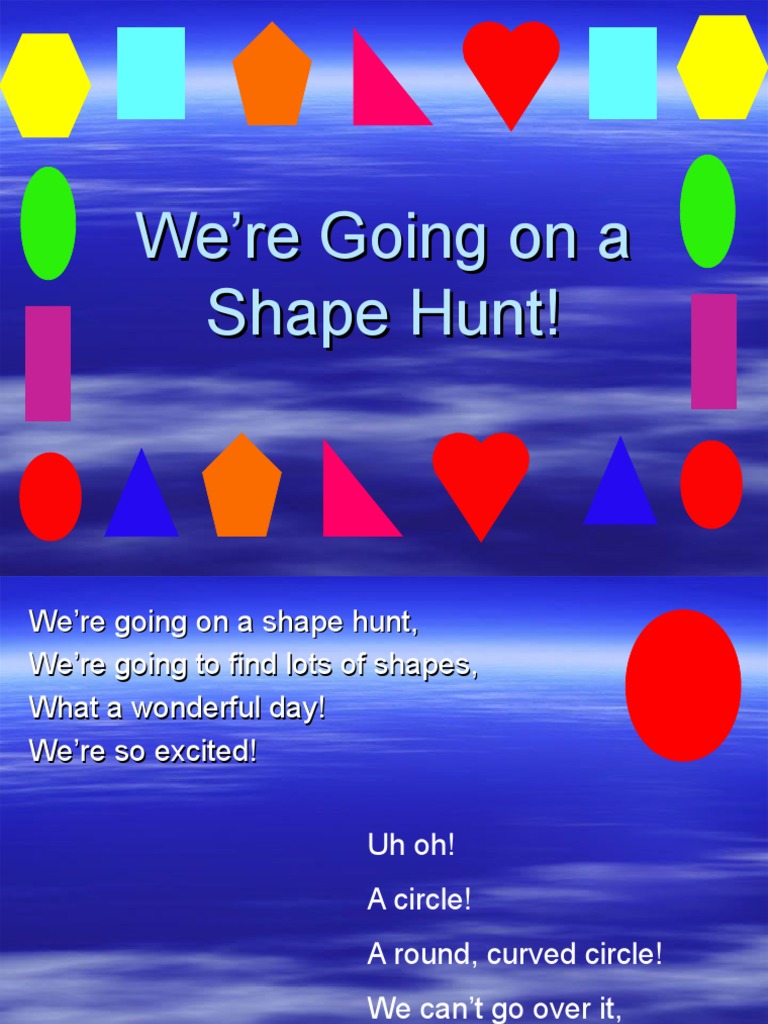 We’Re Going on a Shape Hunt!Presentation | Elementary Geometry | Euclid ...
