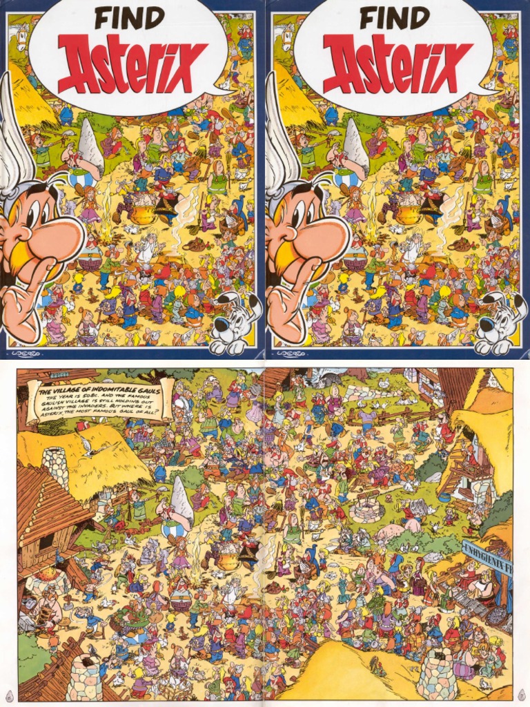 Puzzle Book - Find Asterix | PDF