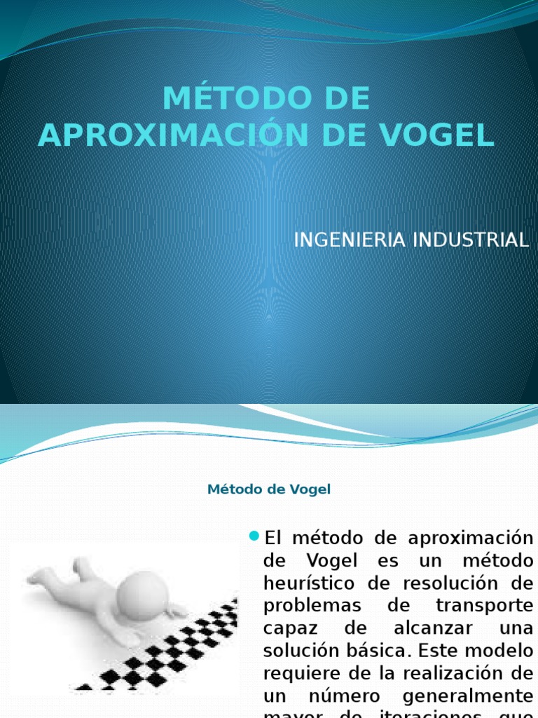 Metodo de Vogel Editado | PDF | Programación lineal | Oferta (economía)