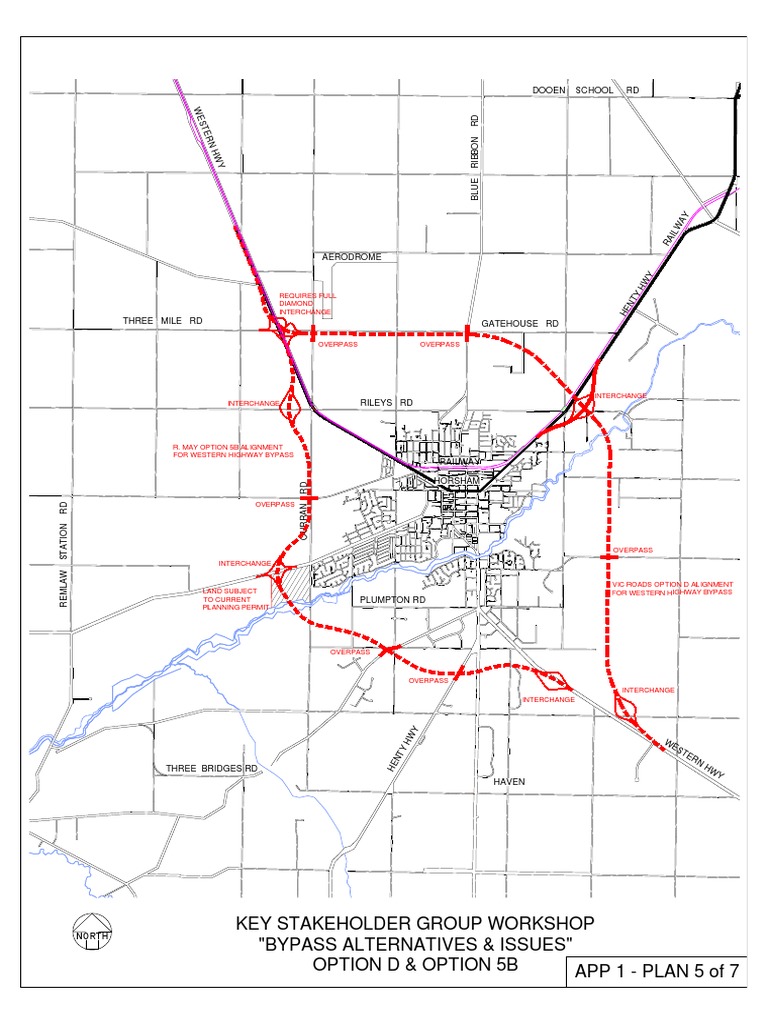 Horsham Western Highway Bypass Options | PDF | Road | Rail Transport