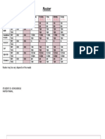 Restaurant Duty Roster | PDF | Food And Drink | Cooking