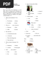 Soal Sumatif P Pancasila Harian Bab 1 Aku Patuh Aturan | PDF