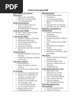 Float Pool - Orientation - RN Critical Care Competency Checklist | PDF ...
