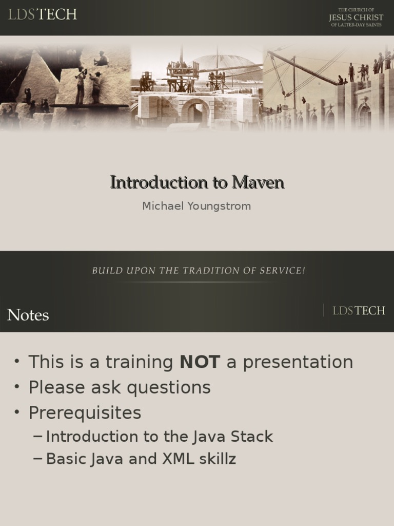 Introduction To Maven Pdf Computer Programming Tools Computer Engineering