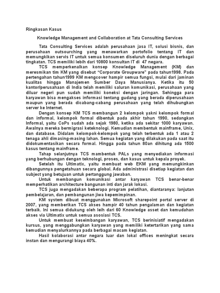 Ringkasan Kasus | PDF