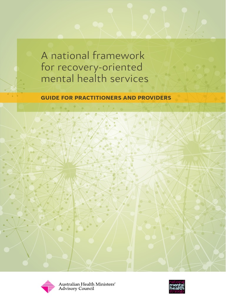 Recovery Framework 2013 Guide Practitioners Providers | Download Free ...