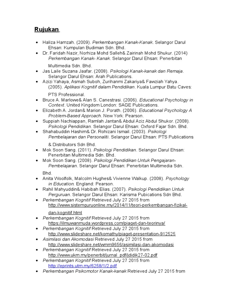 Rujukan | PDF