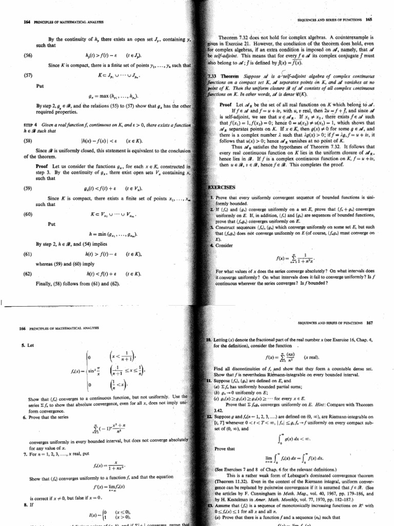 Rudin Series | PDF | Series (Mathematics) | Mathematical Analysis