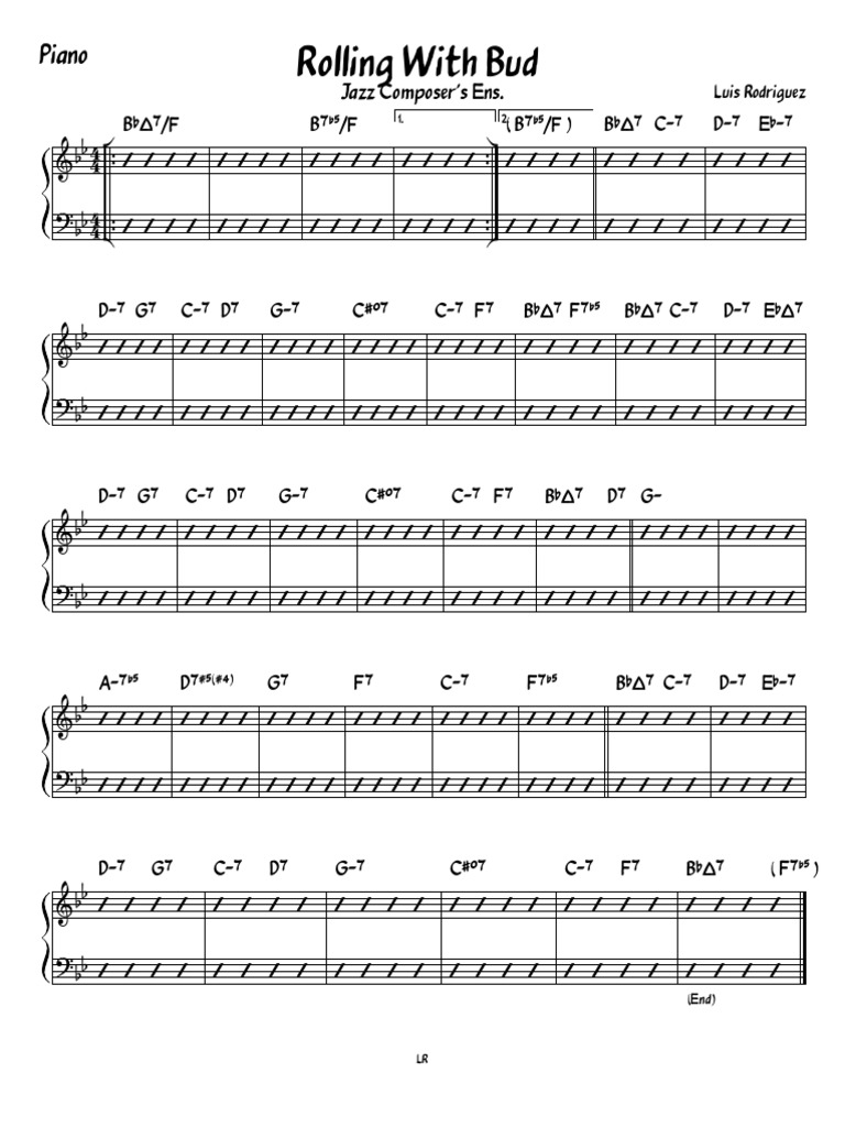 Bouncing With Bud - Piano | PDF