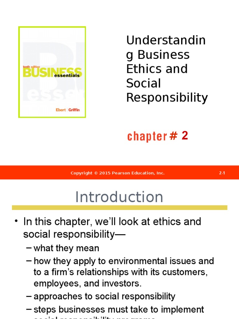 Chapter 2 Ethics | PDF | Stakeholder (Corporate) | Norm (Social)