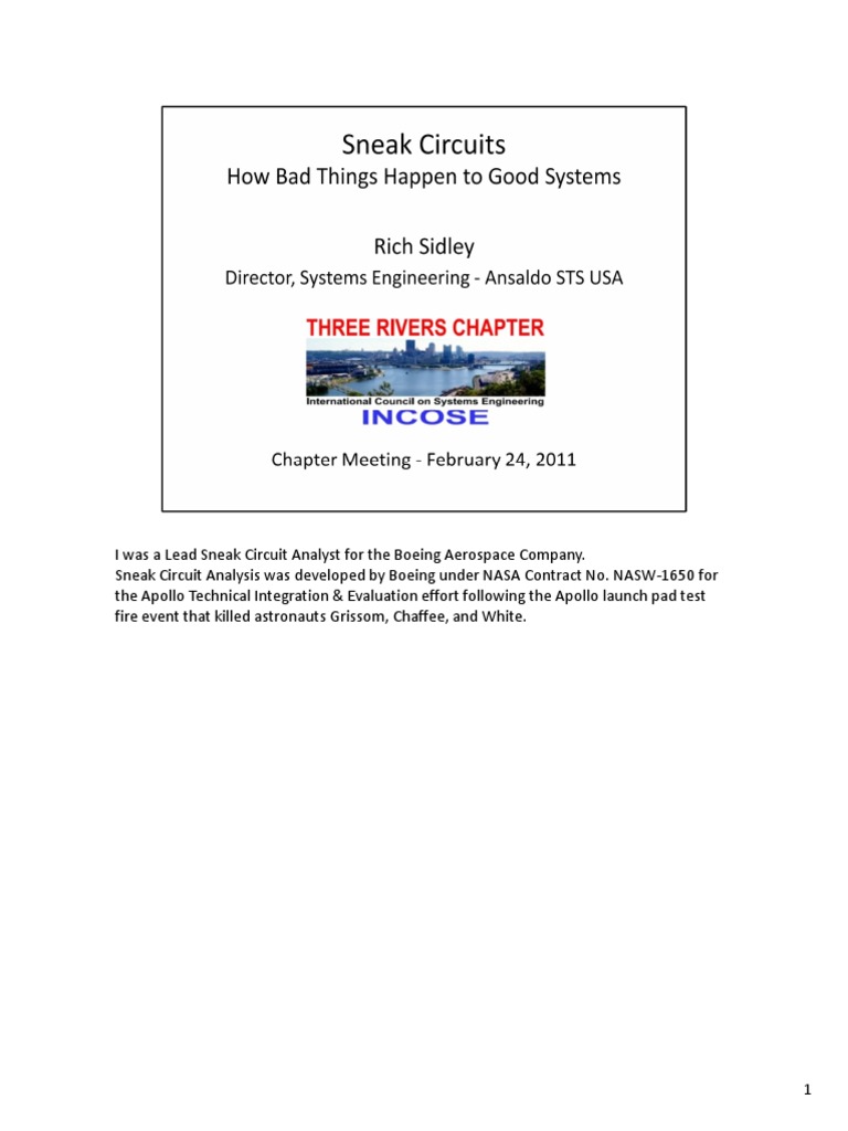 Sneak Circuits With Notes | PDF | Electrical Engineering | Computer ...
