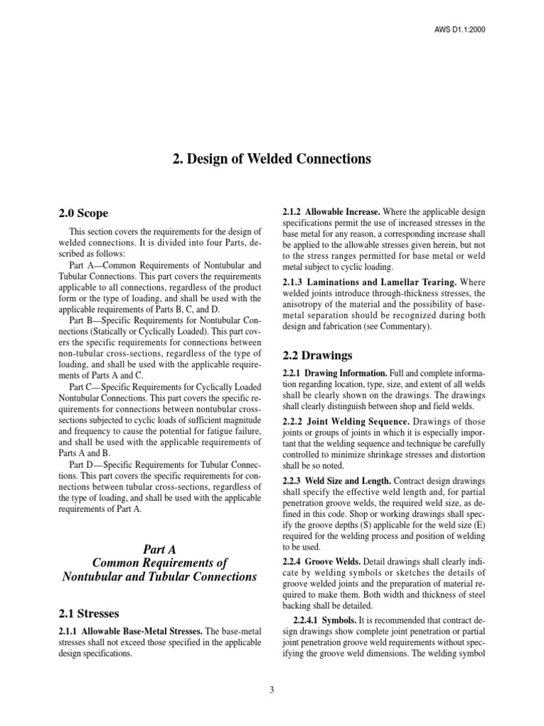 Design of Welded Connections PDF | PDF | Strength Of Materials | Stress ...