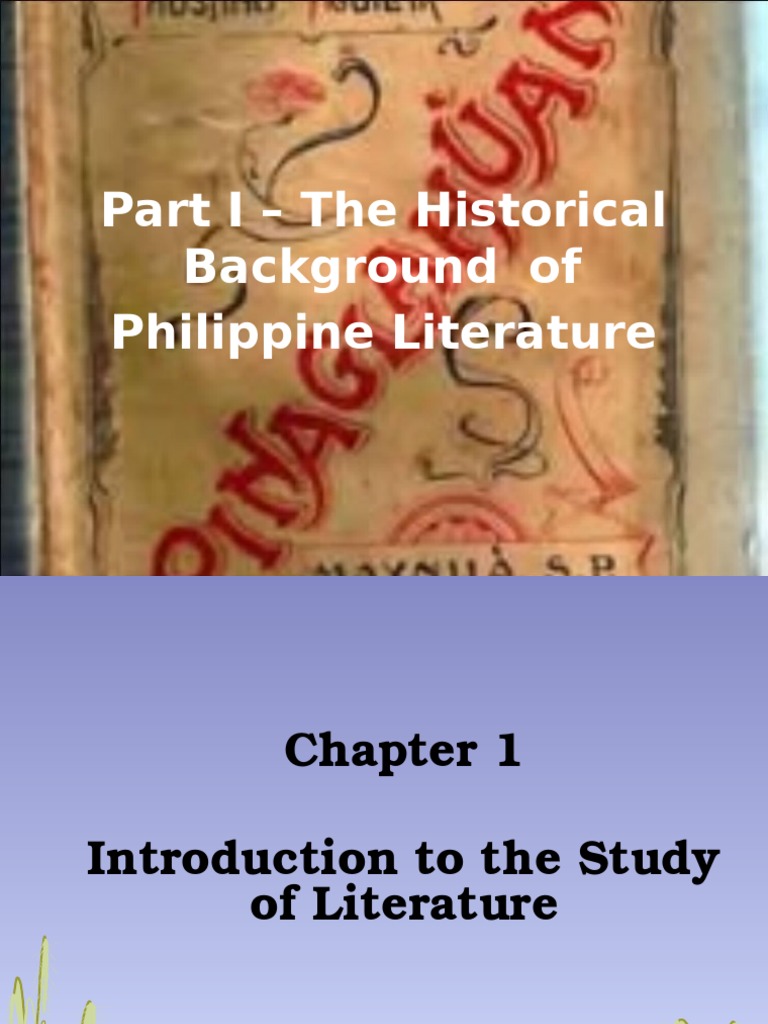 Philippine Literature: Historical Overview | PDF | Tagalog Language ...
