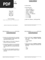 Lecture 5 - Conditional Statements | PDF | C Sharp (Programming ...