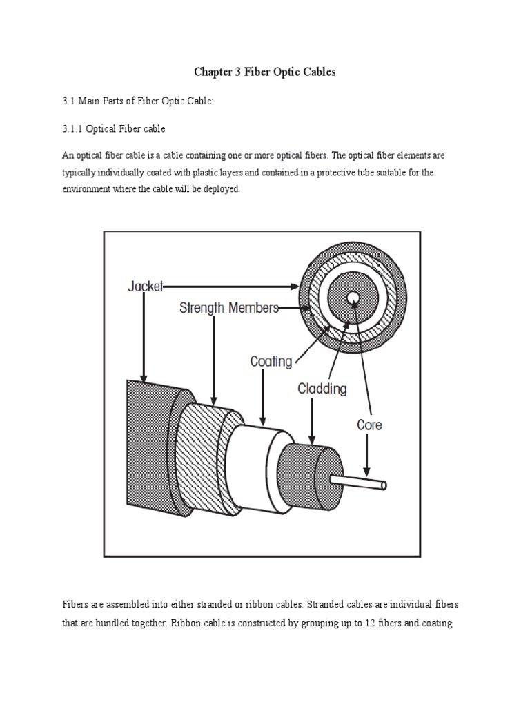 Chapter 3 Fiber Optic Cables | PDF | Technology & Engineering