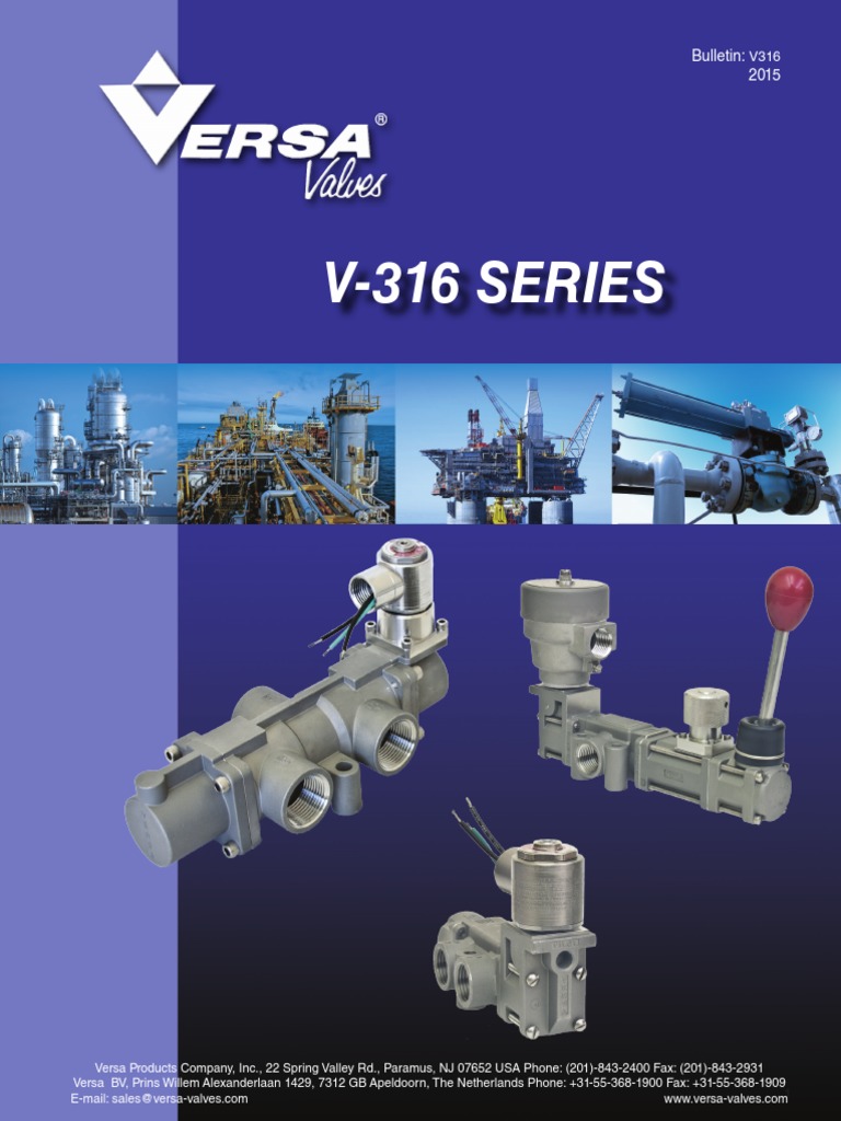 Versa Solenoid Valve PDF | PDF | Valve | Actuator