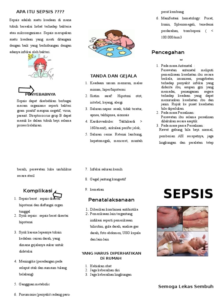 Leaflet Sepsis | PDF