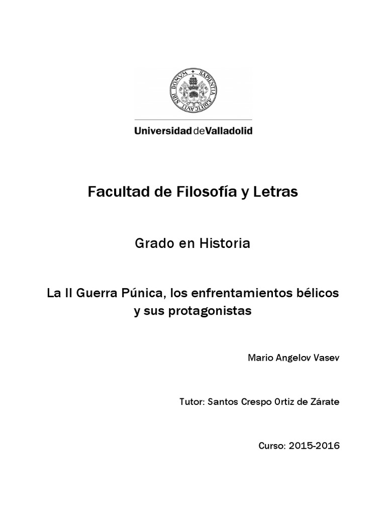 La II Guerra Púnica, Los Enfrentamientos Bélicos y Sus Protagonistas ...