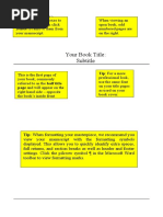 31 Easy-To-Use 6 X 9 Book Format For Word | PDF | Page Layout | Books