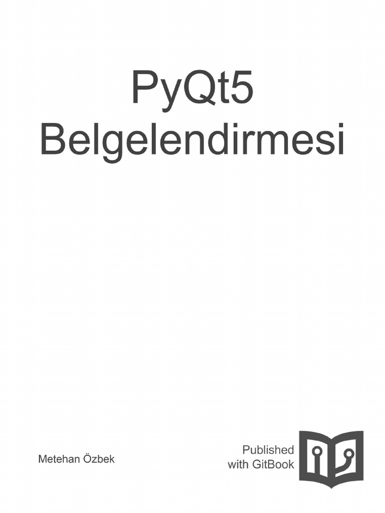 Pyqt5 Belgelendirmesi | PDF