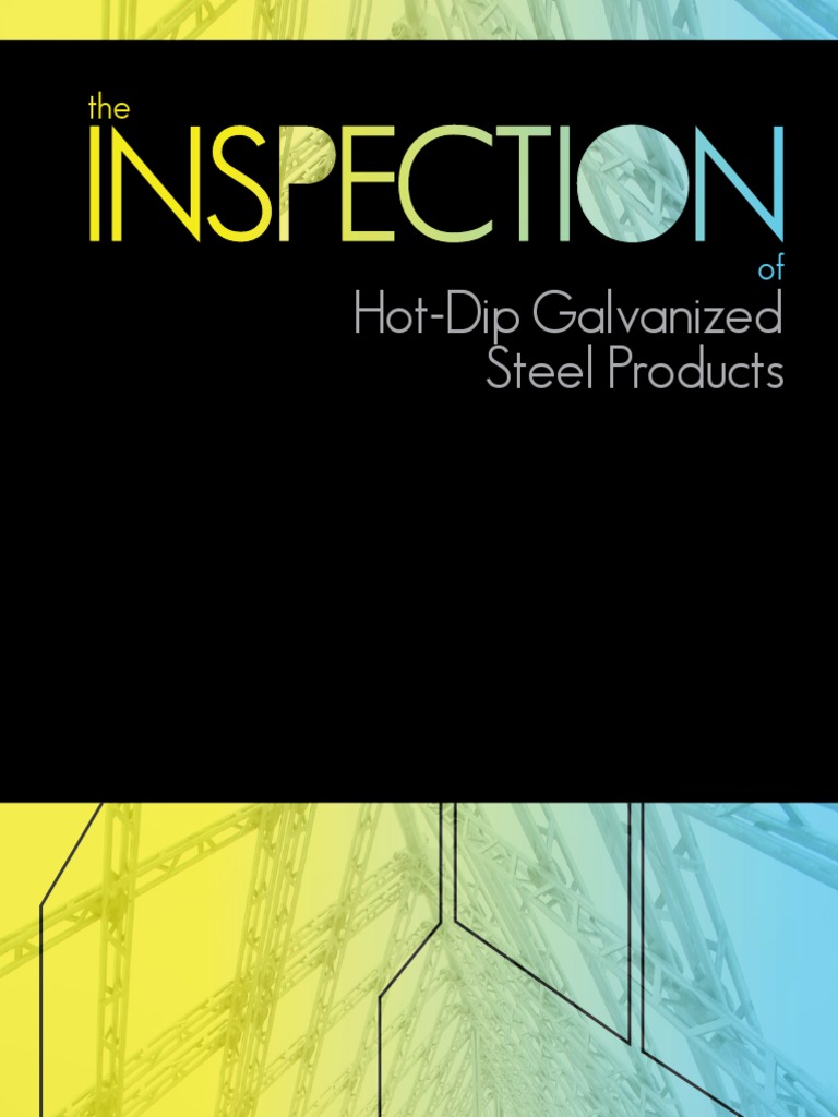 HOT DIP Galvanized Steel Inspection Guide | PDF | Galvanization | Rust