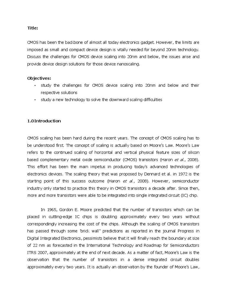 VLSI Report PDF | PDF | Cmos | Field Effect Transistor
