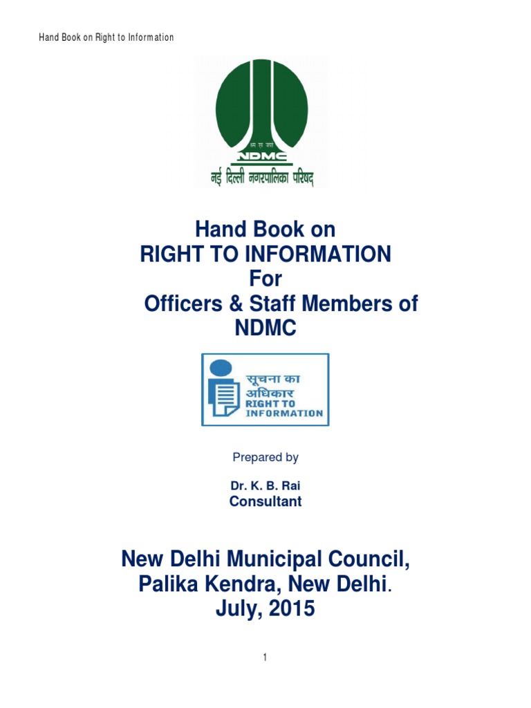 Book Material ForNDMC | PDF | Freedom Of Information Laws By Country ...