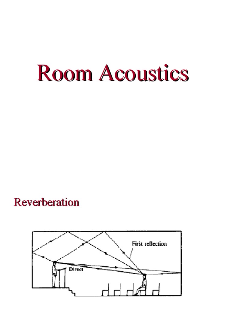 Acoustics Reverberation | PDF | Sound | Physics