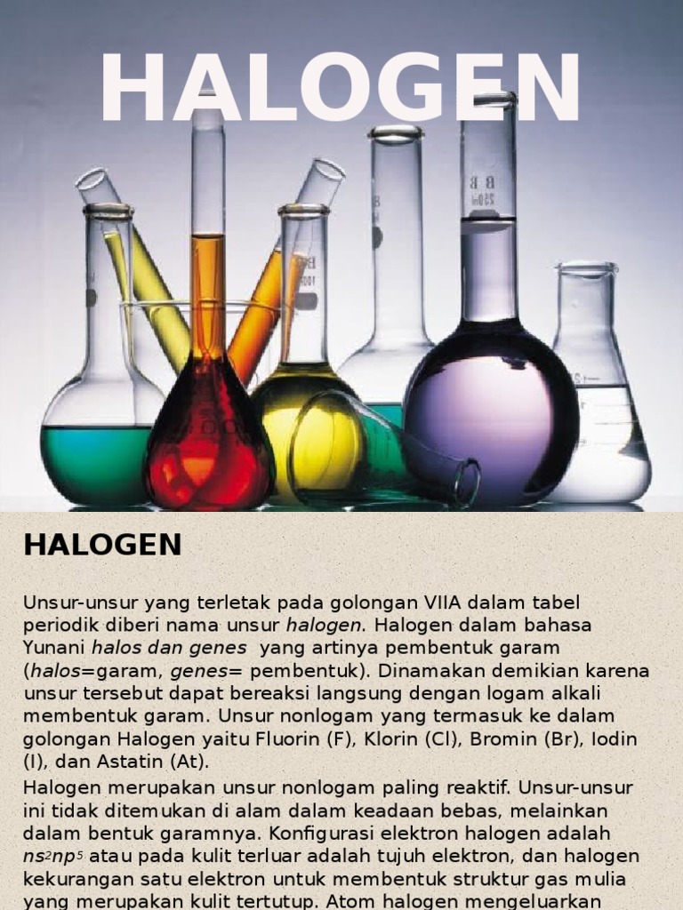 Kimia Halogen | PDF