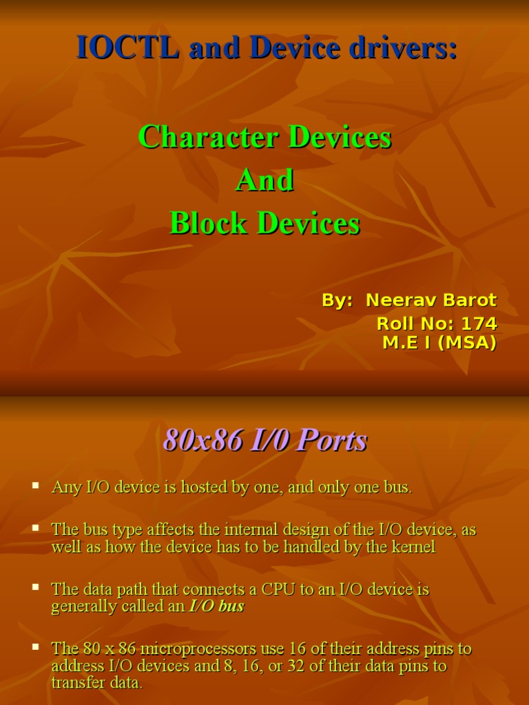 IOCTL Device Drivers | PDF | Input/Output | Computer Hardware