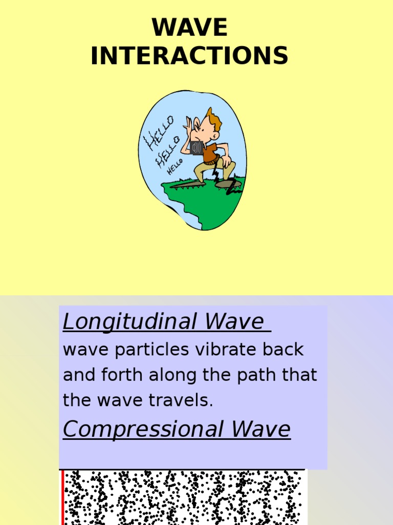 Waves Interaction.ppt | Sound | Waves | Free 30-day Trial | Scribd
