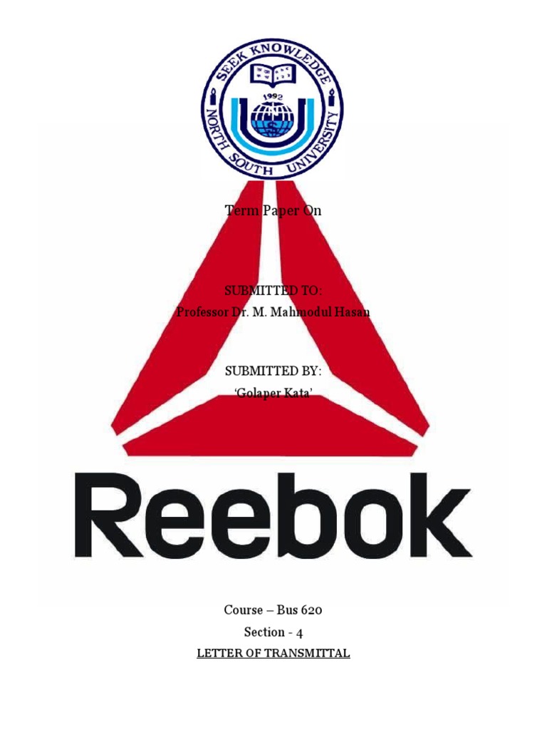Reebok Marketing Management Analysis | PDF | Brand | Sneakers