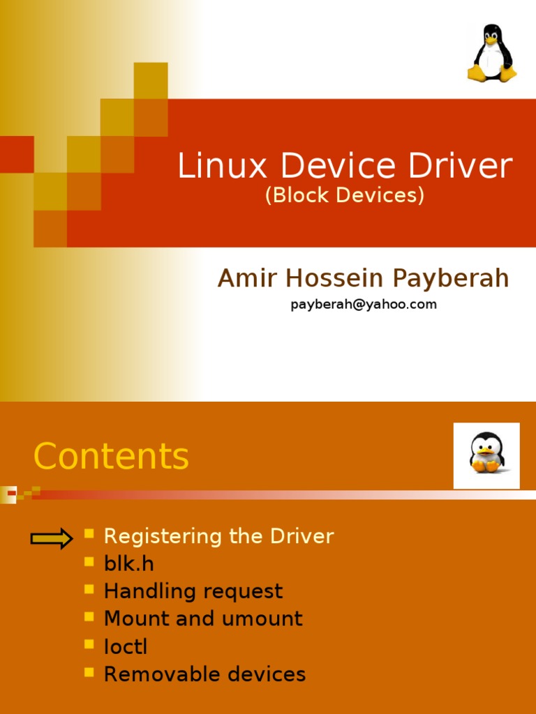 Linux Device Driver Block Device | PDF | Computer Engineering ...
