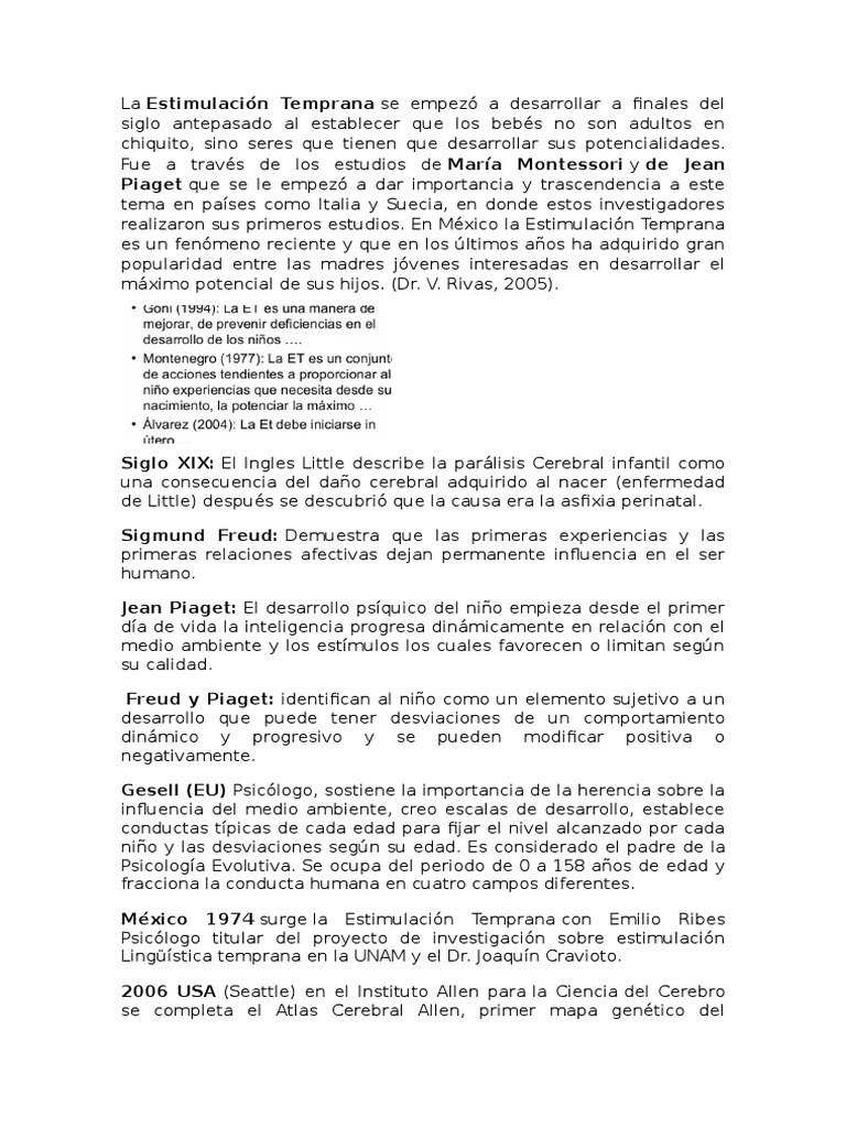 Estimulacion Temprana | PDF | Invalidez | Adultos