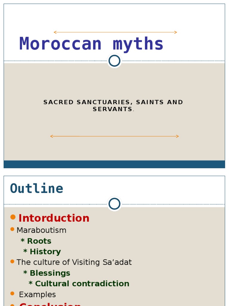 Moroccan Myths | PDF | Sufism | Rabbi