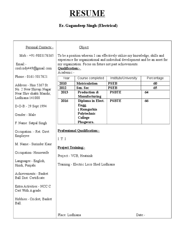 Bijay Kumar Resume | PDF